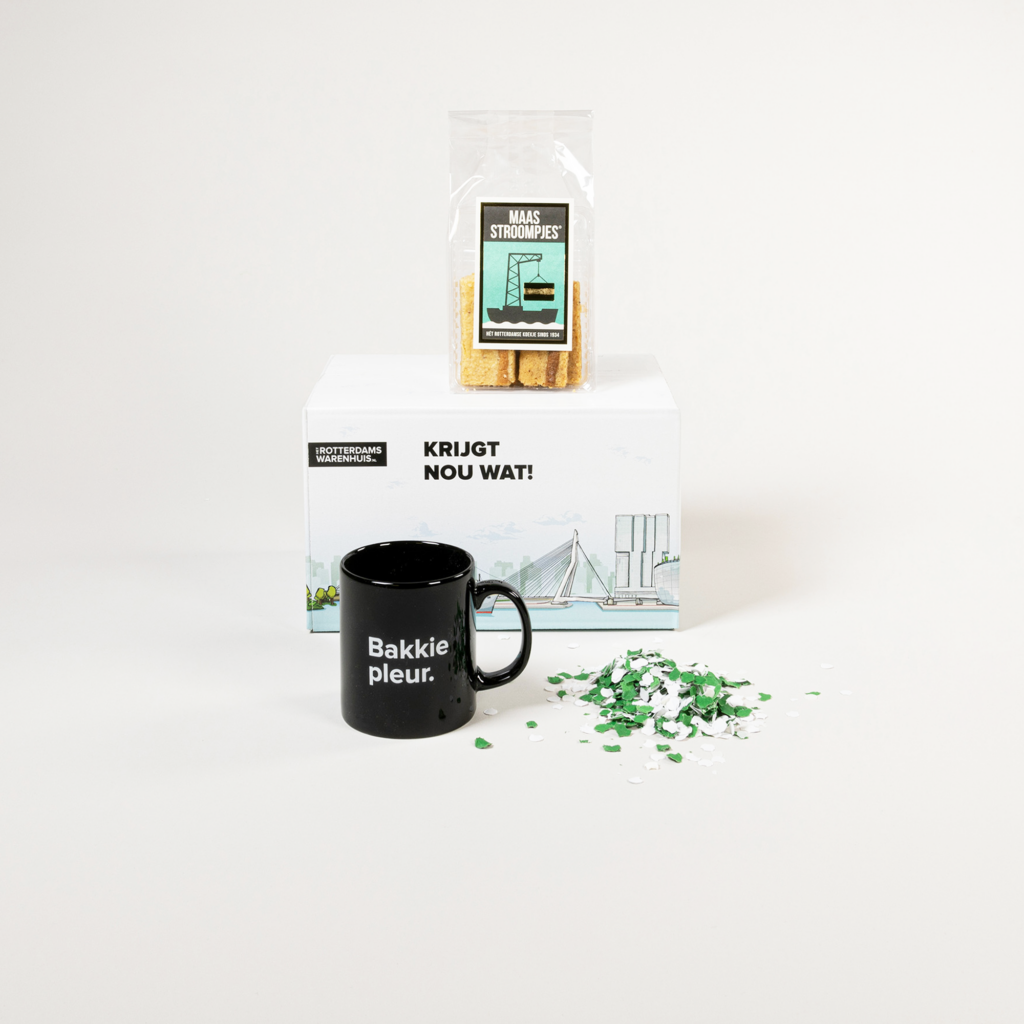 Rotterdams Bakkie Pleur pakket "koekie erbij?" | Het Rotterdams Warenhuis