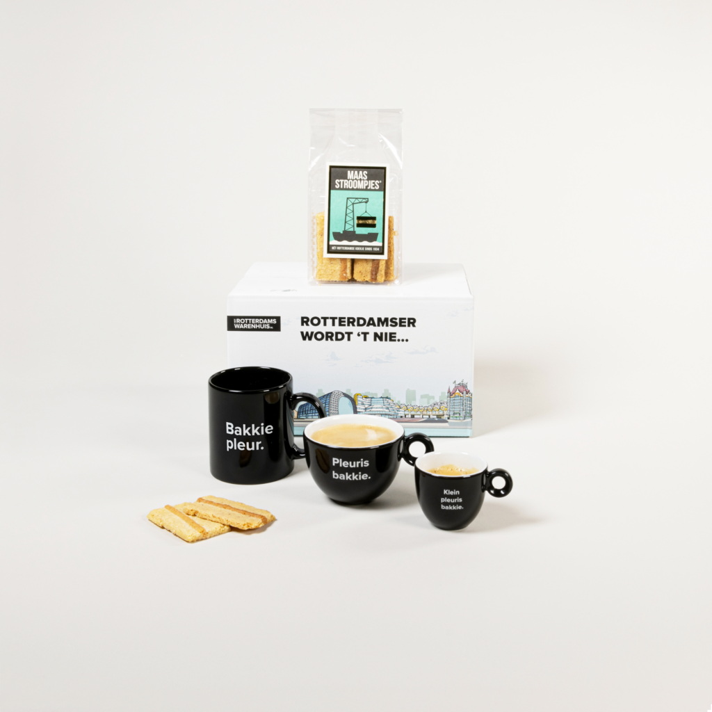 Rotterdams Bakkie Pleur pakket "knappe koppies" | Het Rotterdams Warenhuis